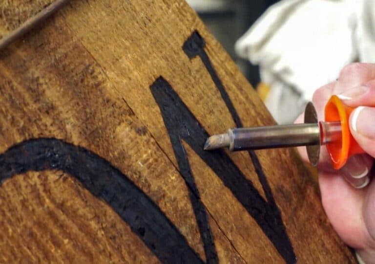 Wood Burning With Soldering Iron